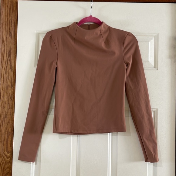 Zara | Tops | Zara Tshirt With Zip | Poshmark